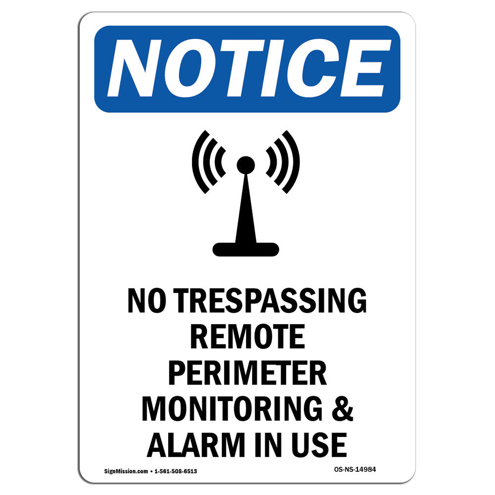 SignMission No Trespassing Remote Sign | Wayfair