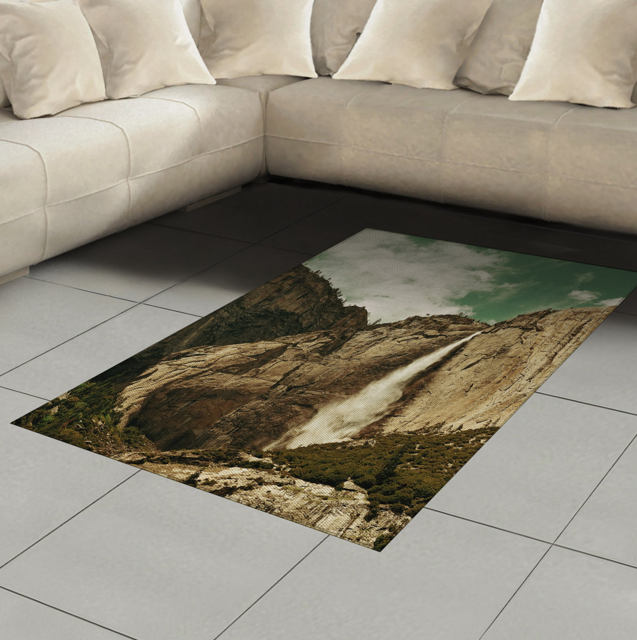 East Urban Home America High Density Long Fiber Poly Threads Decorative ...