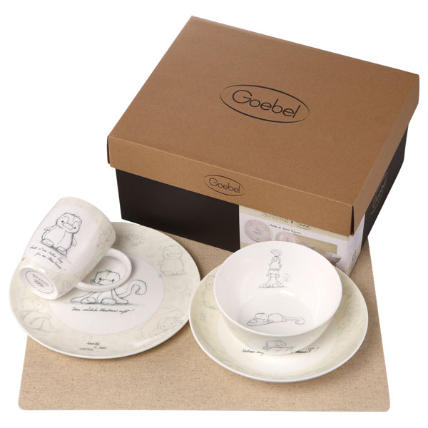 Goebel 4 Piece Bone China Dinnerware Set | Wayfair.co.uk