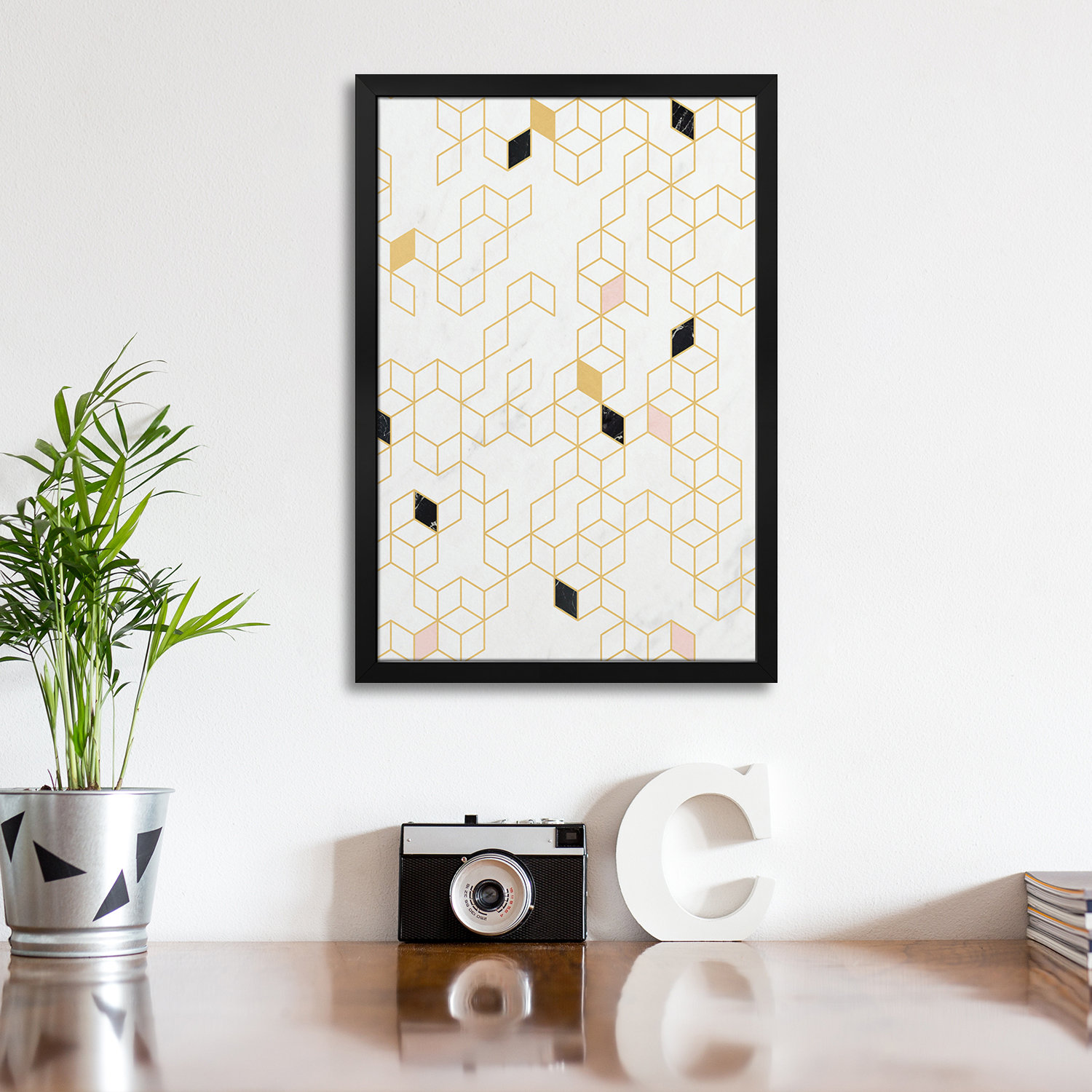 Latitude Run® Keziah Marble, 2018 - Wall Art Print - Gallery Poster | Wayfair