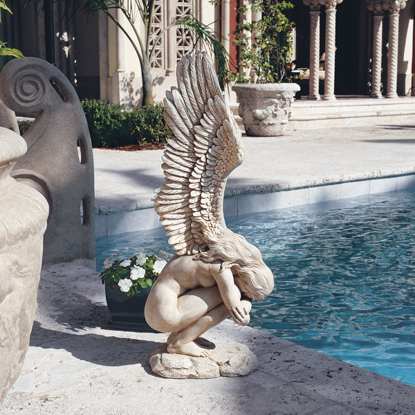 Design Toscano Rememberance and Redemption Angel Garden Statue ...
