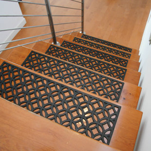 Rectangle Stair Tread Rugs You'll Love | Wayfair