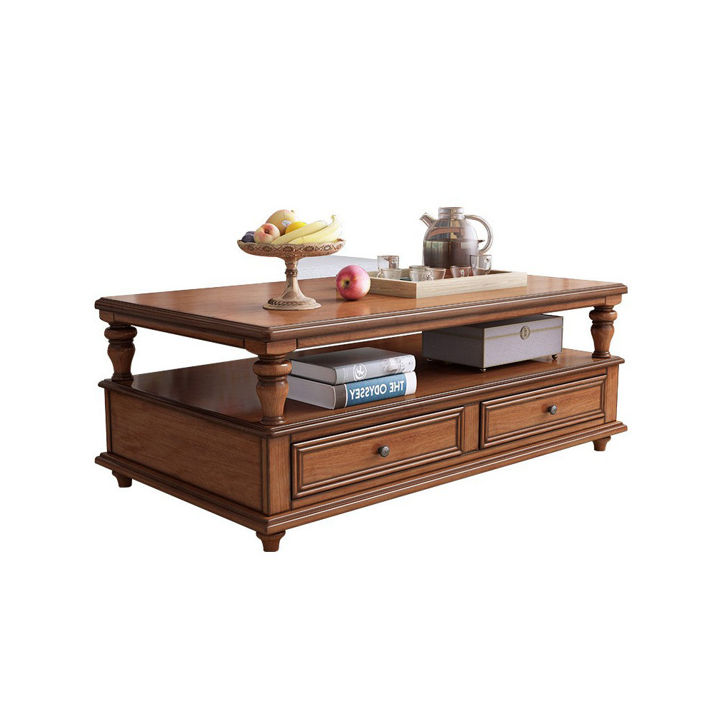 Romero American Country Solid Wood Coffee Table Solid Wood Coffee Table ...