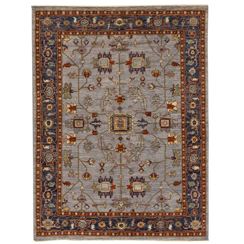 Bokara Rug Co., Inc. Hand Knotted Wool Oriental Rug | Wayfair