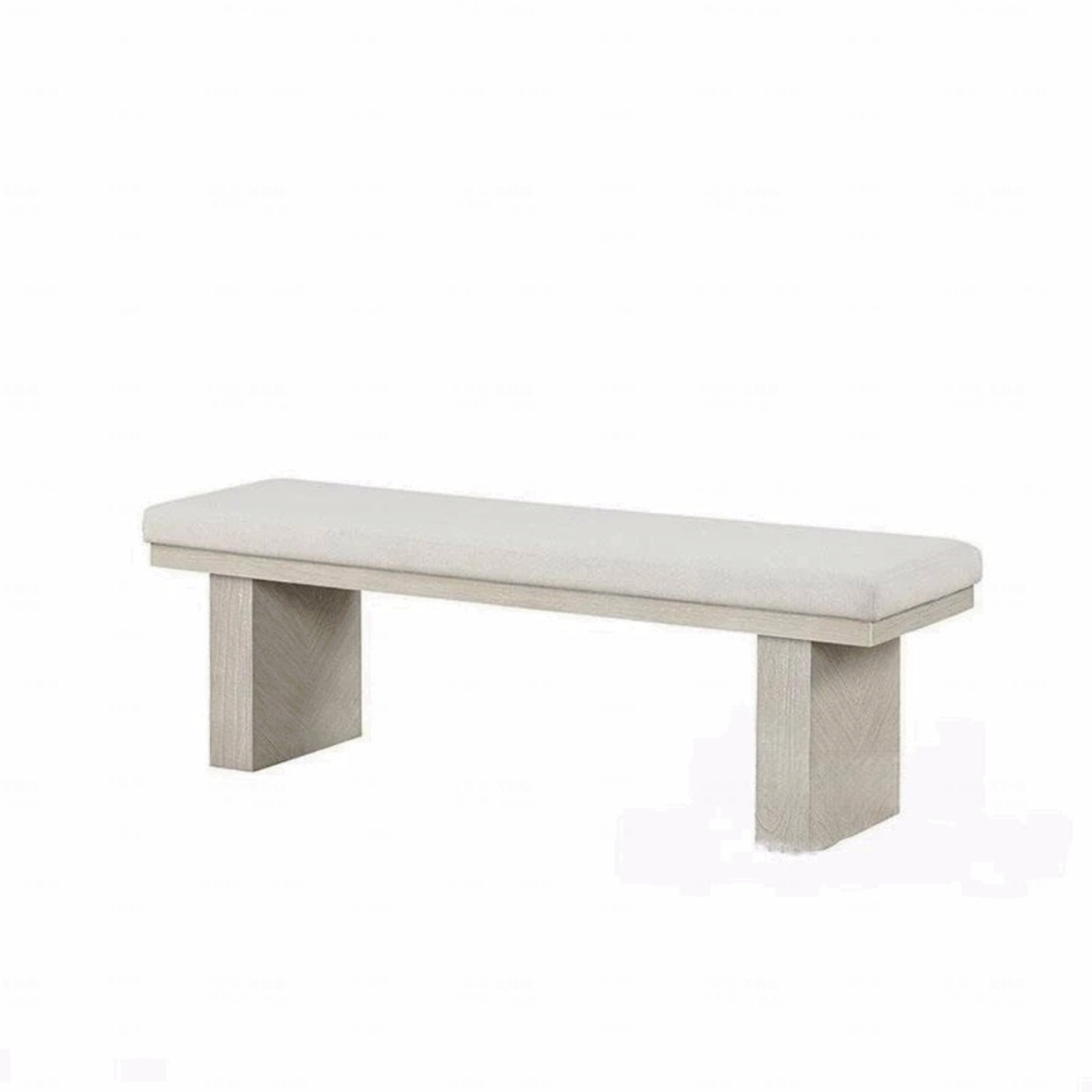 Red Barrel Studio® Modern Style Farmhouse Design 1-Piece Bench Plinth ...