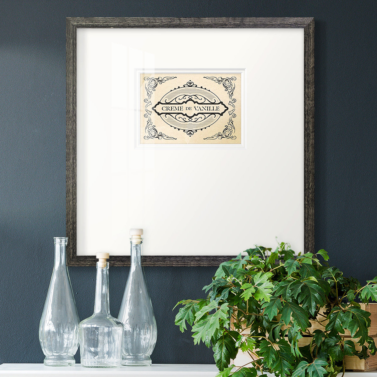 One Allium Way® Johnetta Antique French Label II Framed On Paper ...