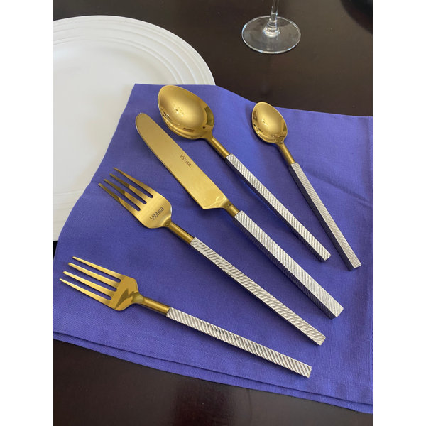 Classy R Us Vibhsa Designer 20 Piece Flatware Set, Service for 4 | Wayfair