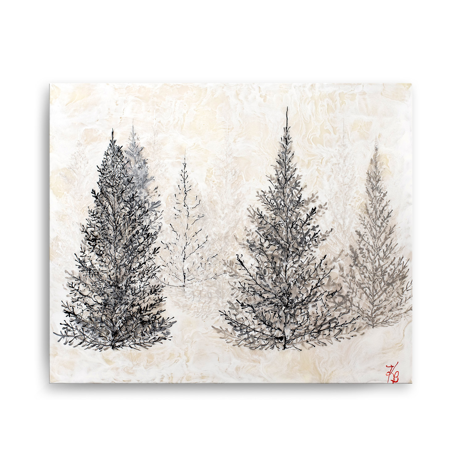 Union Rustic Monoscape VI by Karen Biery - Painting Print & Reviews ...