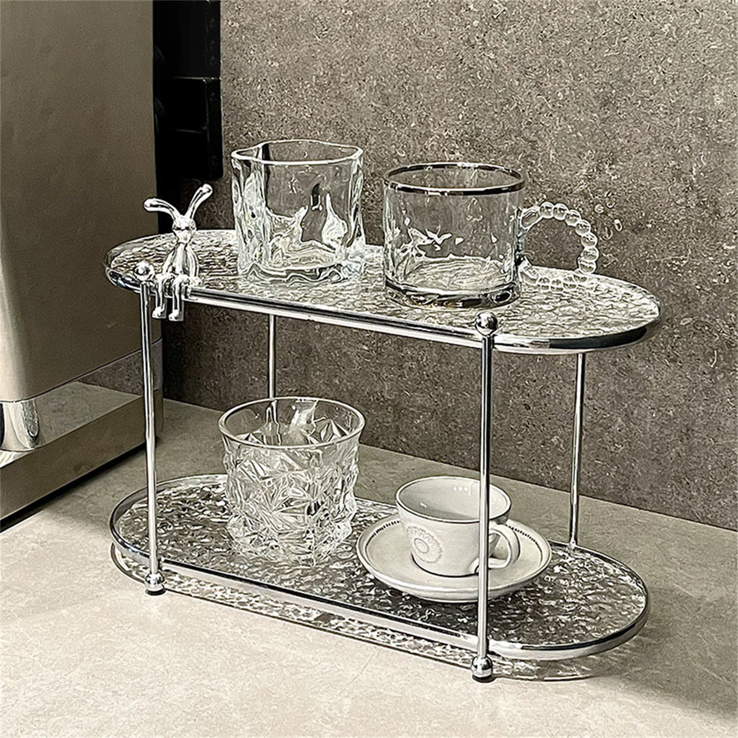 Mercer41 Wave Texture Cup Storage Rack | Wayfair