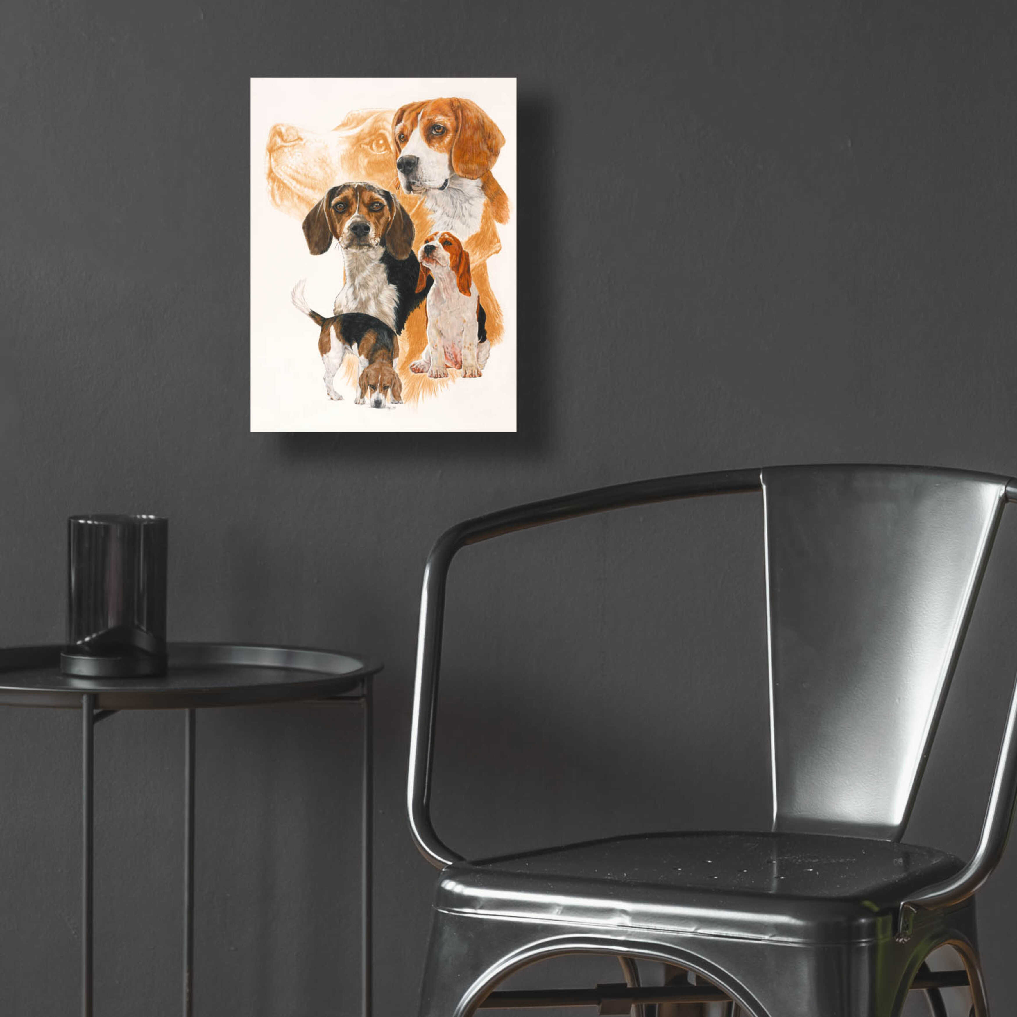 Red Barrel Studio Beagle And Ghost Image by Barbara Keith - Unframed ...