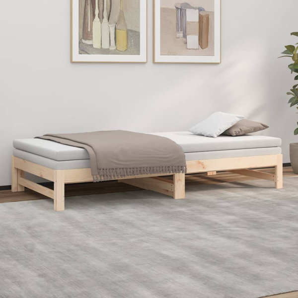Rosalind Wheeler Aniaha European Single (90 x 200cm) Bed Frame ...
