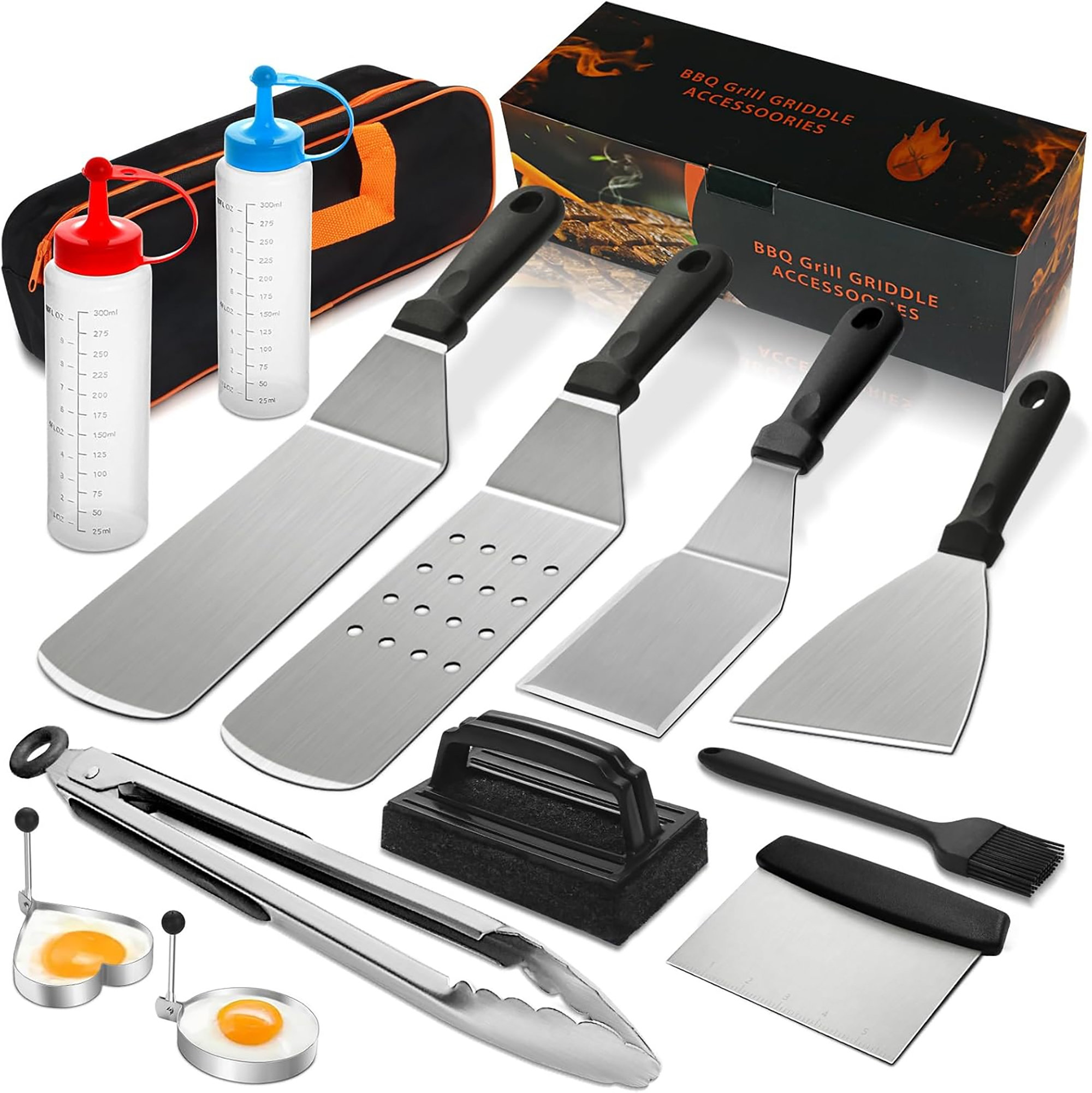 KIKLOG 14PCS Griddle Accessories Kit Spatula Set - Wayfair Canada