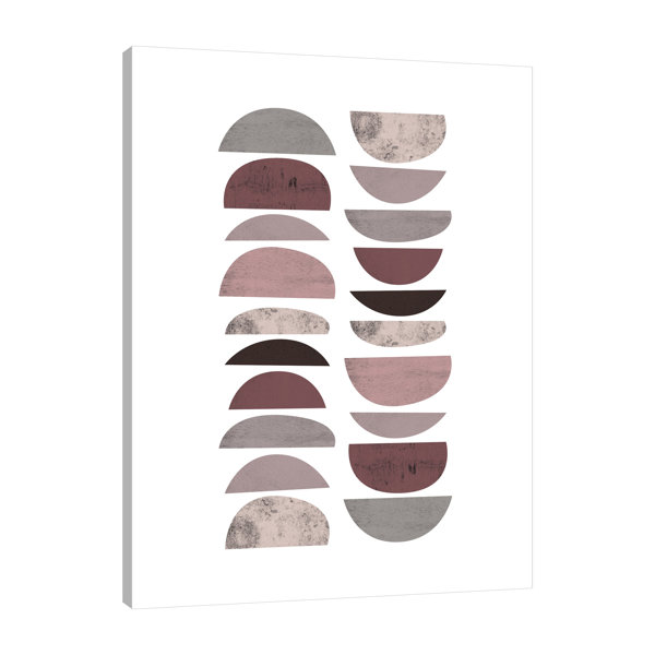 JaxsonRea Urban Epiphany MidCentury ColorDew Burgundy 4 On Canvas by ...