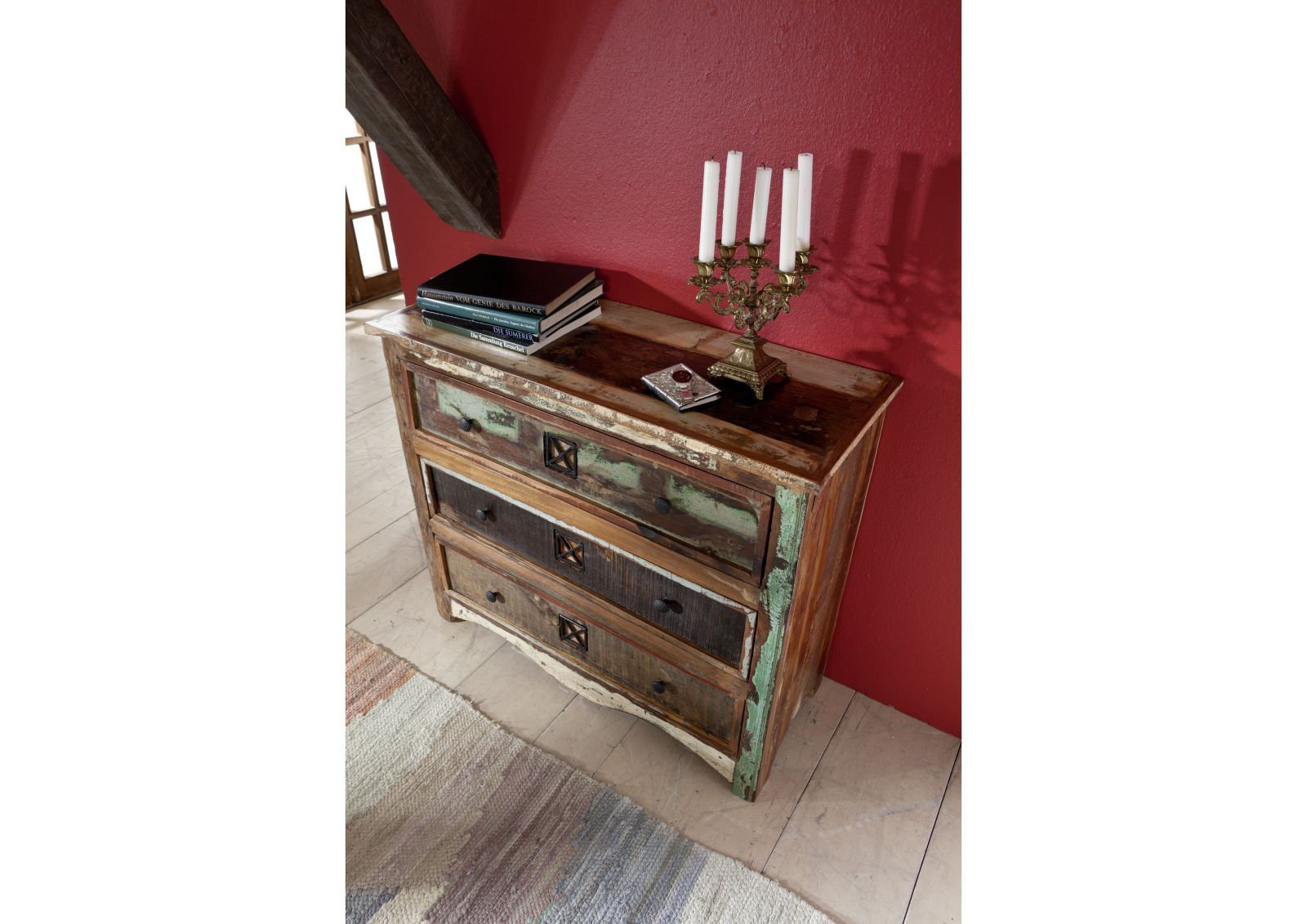 Massivmoebel24 Nature Of Spirit 3 Drawer Chest | Wayfair.co.uk