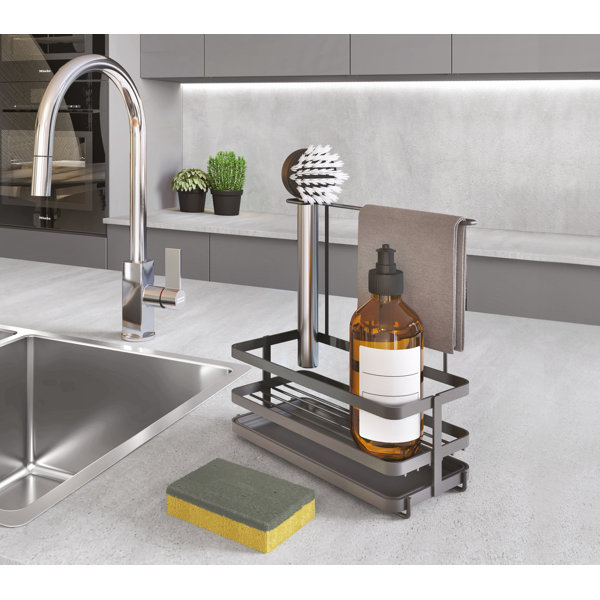 Metaltex Sink Organiser Tokyo Lava With Drip Tray | Wayfair.co.uk
