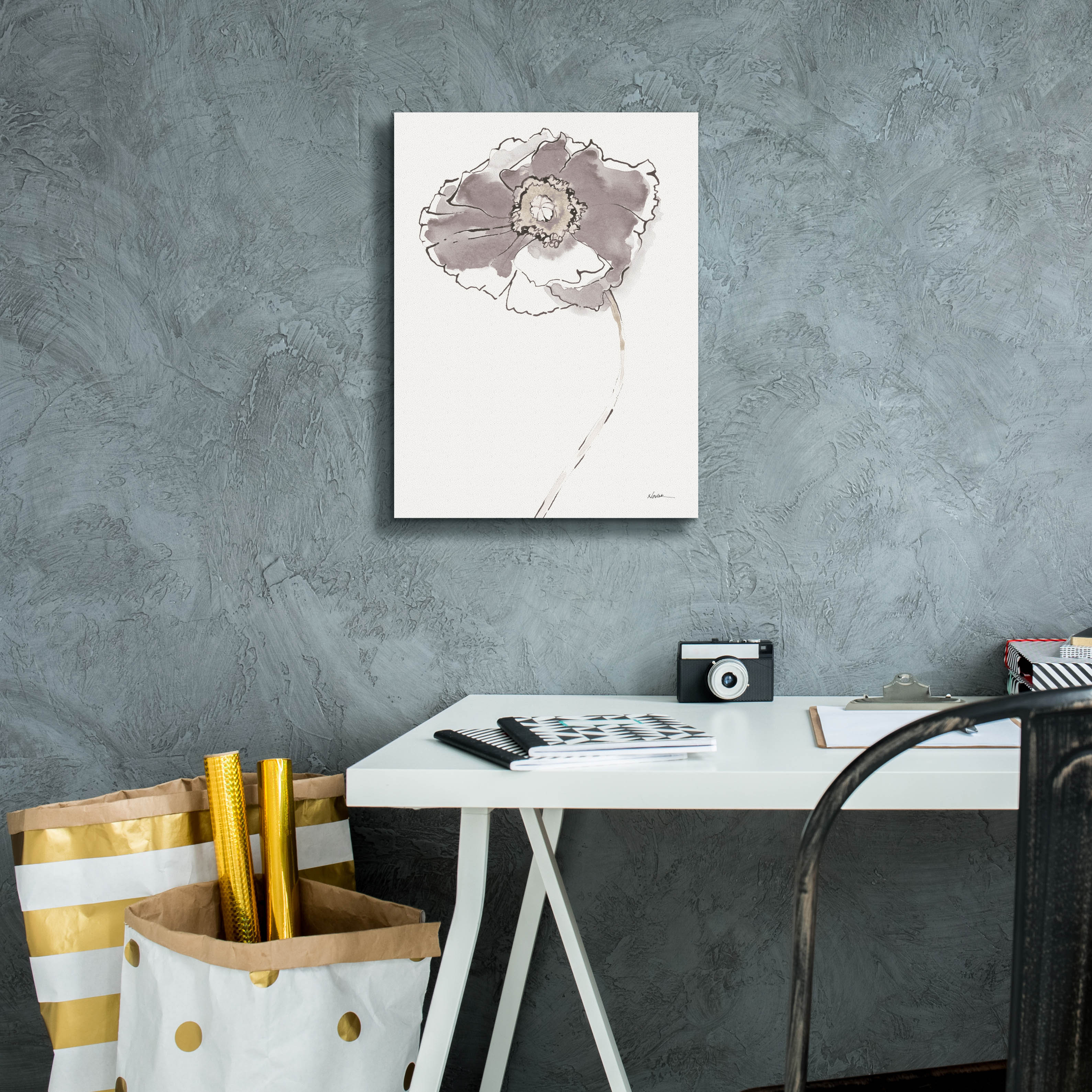 Winston Porter 'Neutral Icelands 1' by Shirley Novak Canvas Wall Art ...