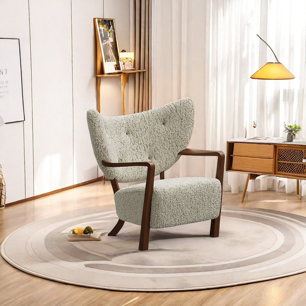 hennahome Comfort Chair with Ash Wood Legs - Wayfair Canada