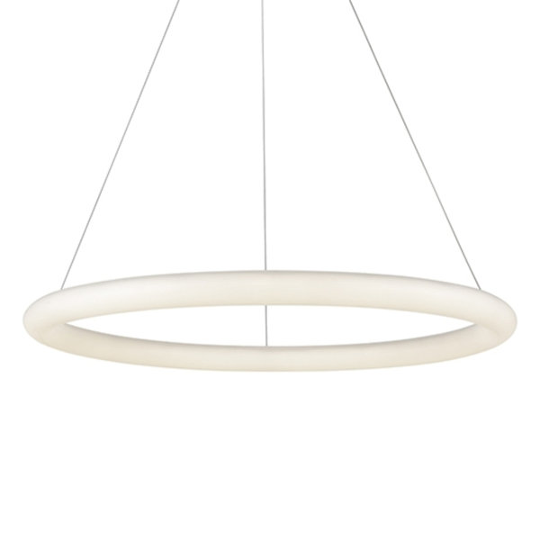 AllModern 1 - Light White LED Geometric Pendant | Wayfair