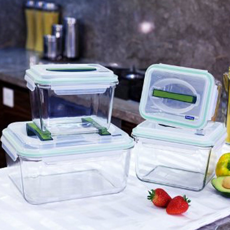 Glasslock Handy 3 Container Food Storage Set "& Reviews" | Wayfair