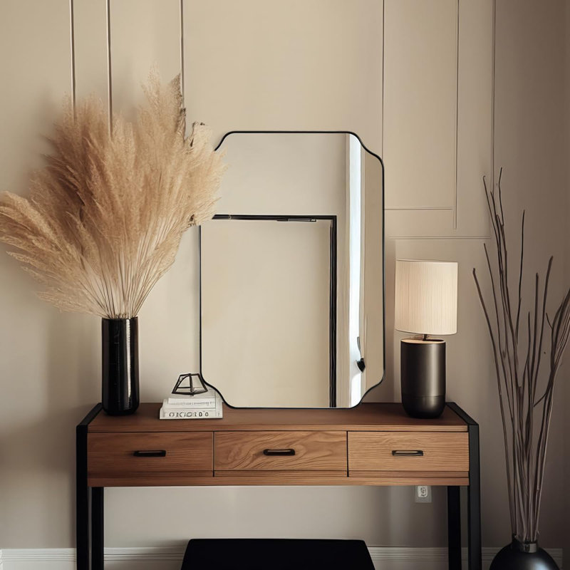 Winston Porter Contemporary Rounded Notched Corner Irregular Scalloped ...