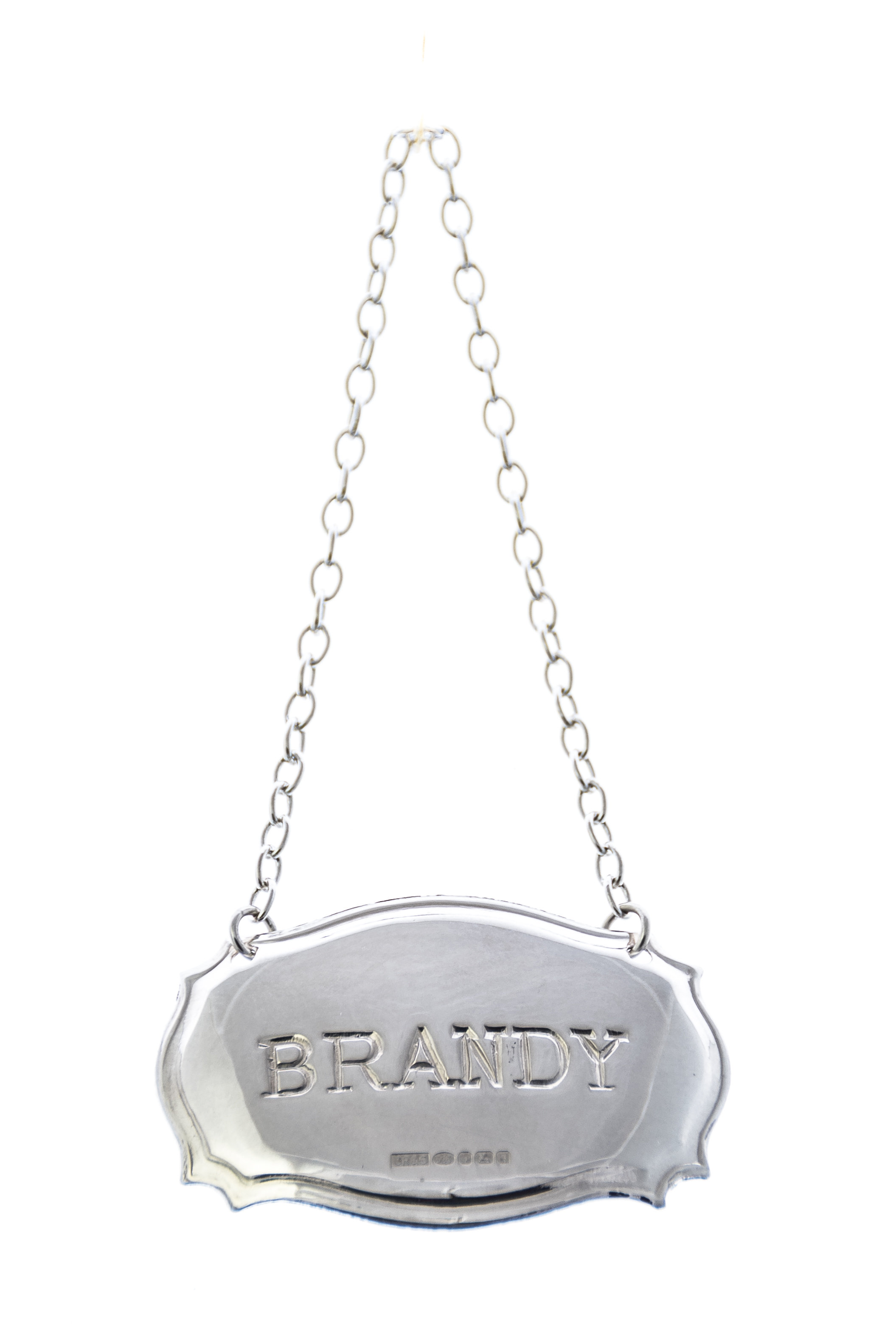 Corbell Silver Company Decanter Label Chippendale Design Brandy | Wayfair