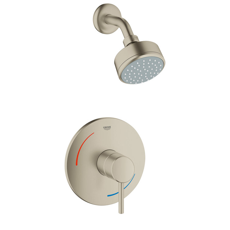 GROHE Concetto™ Temperature Control Shower Faucet & Reviews | Wayfair