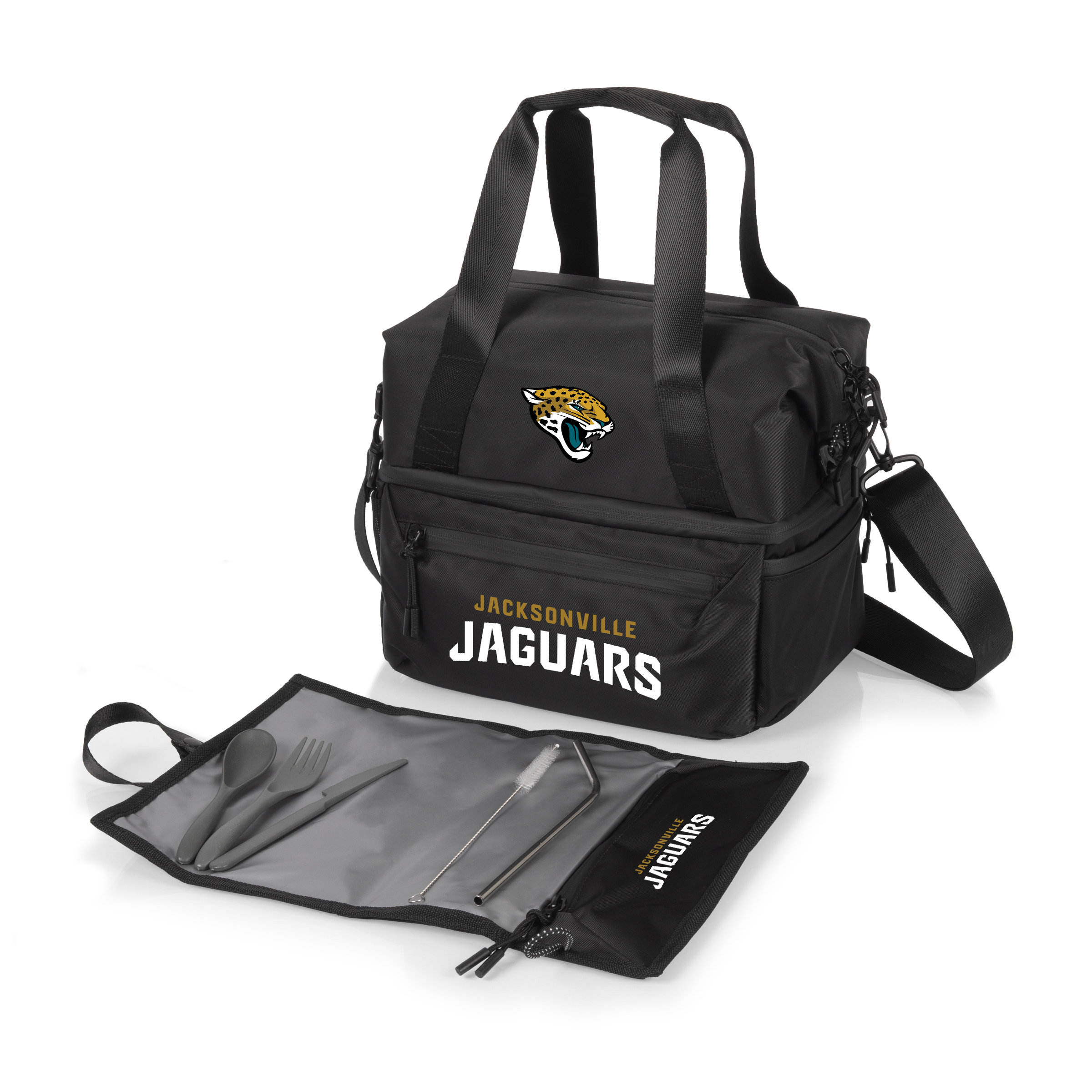 ONIVA™ NFL Jacksonville Jaguars Tarana Lunch Bag Cooler with Utensils ...