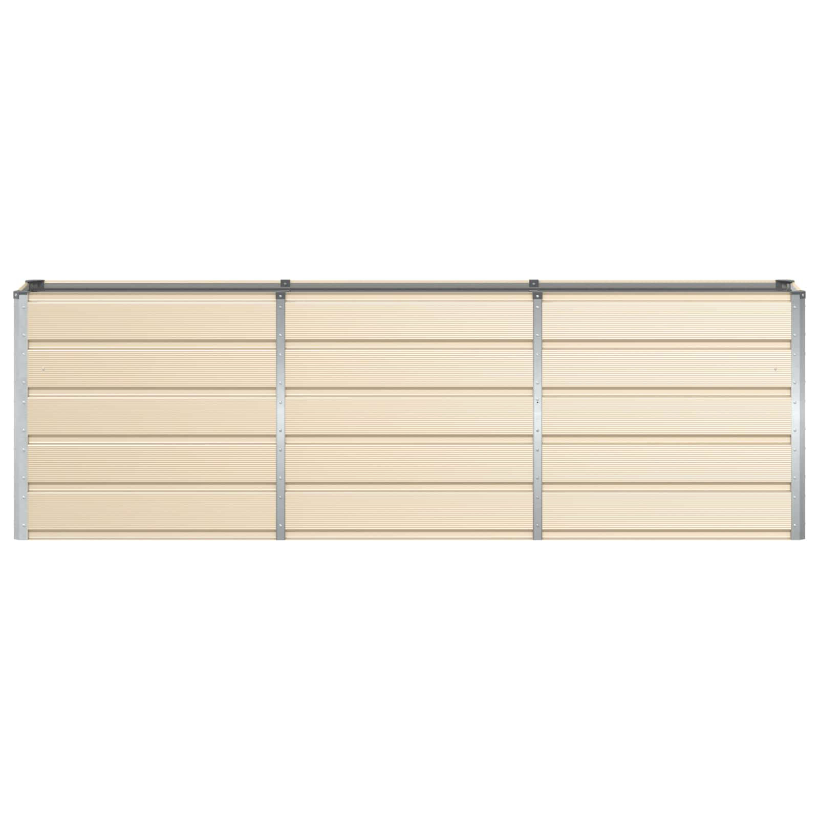 Metro Lane Planter Ivory 240 X 40 X 75 Cm Steel | Wayfair.co.uk