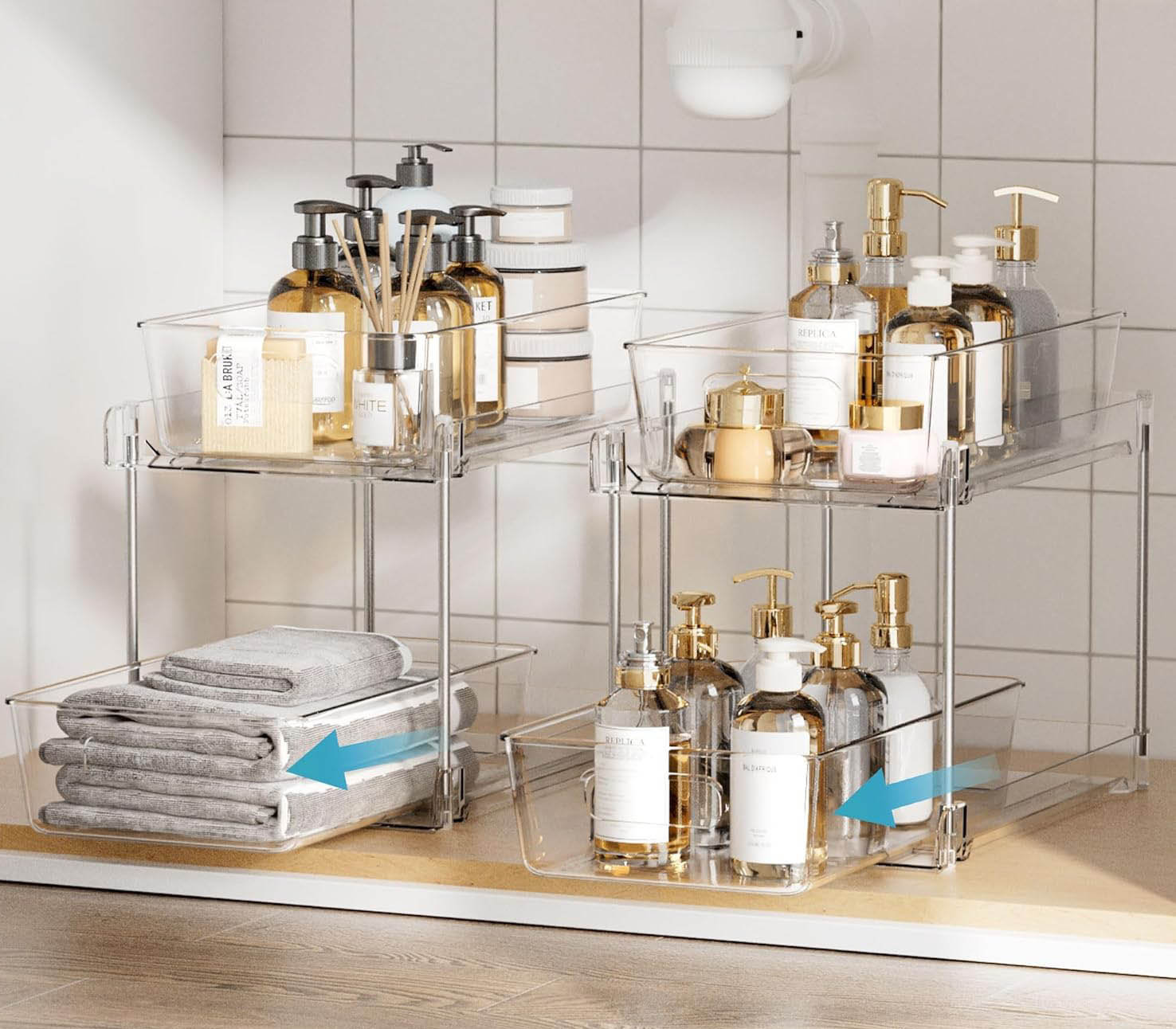 Ivy Bronx Organizers Vanity Countertop Storage Container,Cabinet ...