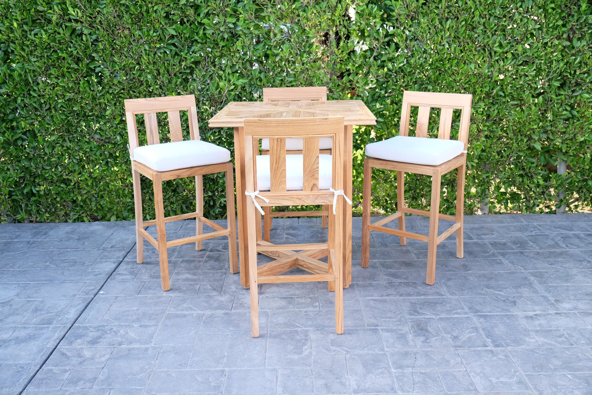 Foundry Select Starlita Solid Wood Bar Set with Stools | Wayfair