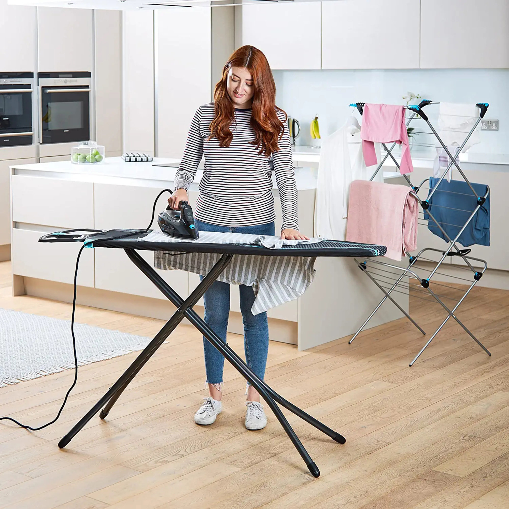 KJETHKEY Tabletop Folding Ironing Board, Compact Ironing Station ...