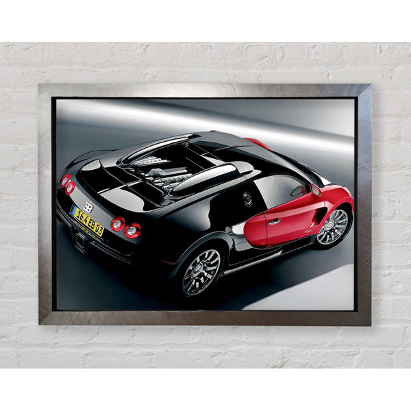 Bright Star Bugatti Veyron Side Profile - Single Picture Frame Print ...