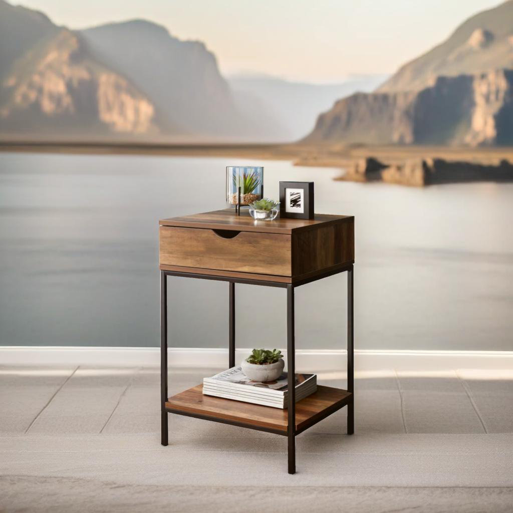 Borough Wharf Slim Sofa Side End Table with Storage | Wayfair.co.uk