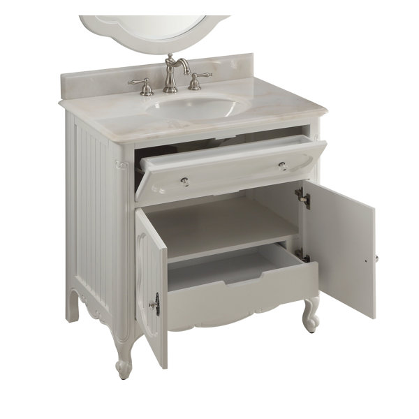August Grove® Harbaugh 34" Single Bathroom Vanity Set & Reviews | Wayfair
