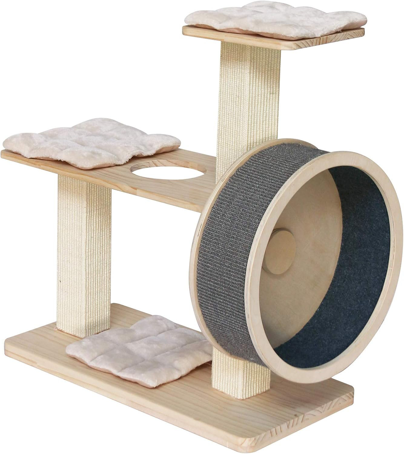 Penn Plax Spin Kitty Cat Tree with Built-in Wheel & Reviews | Wayfair