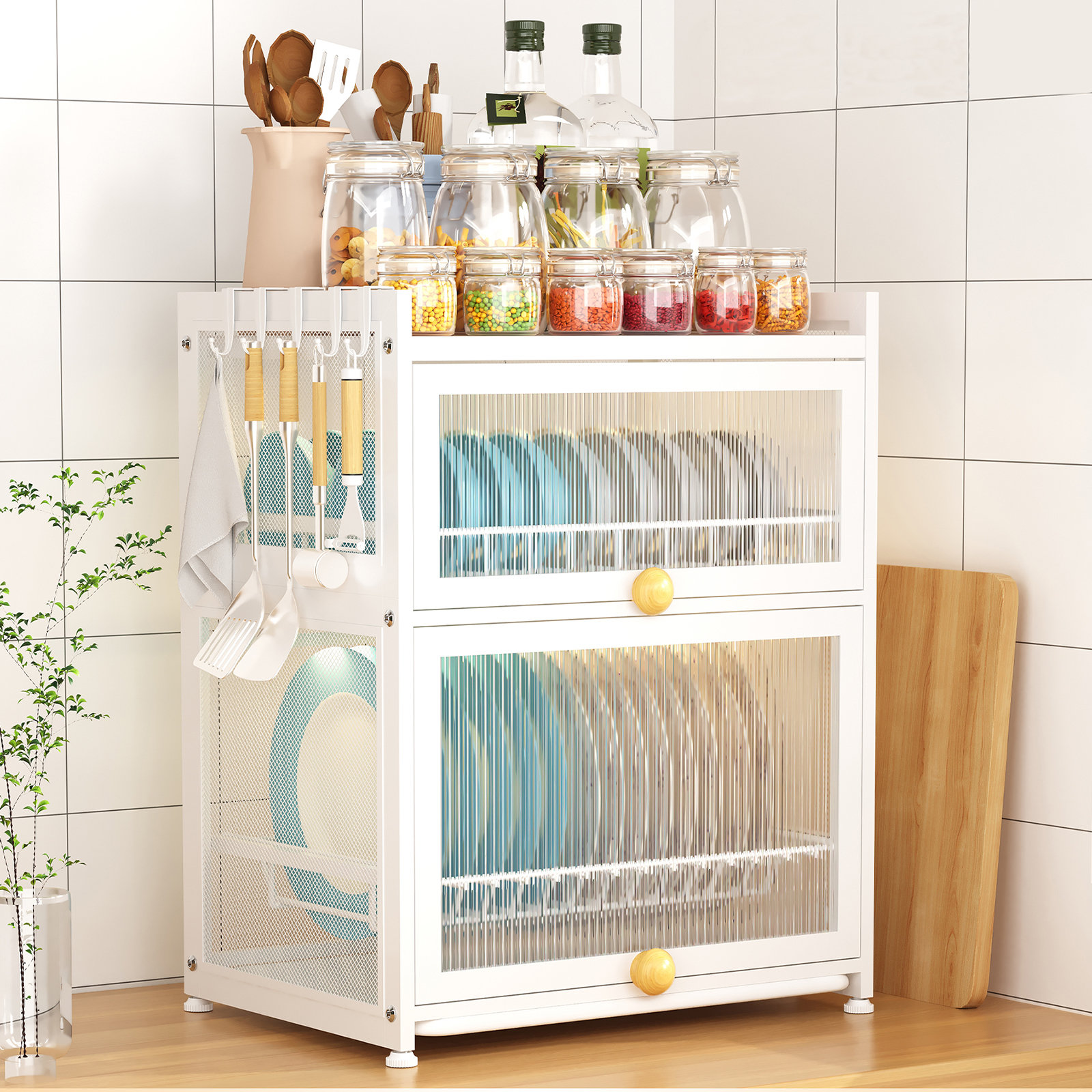 Rebrilliant Zakary Metal Countertop Dish Rack | Wayfair