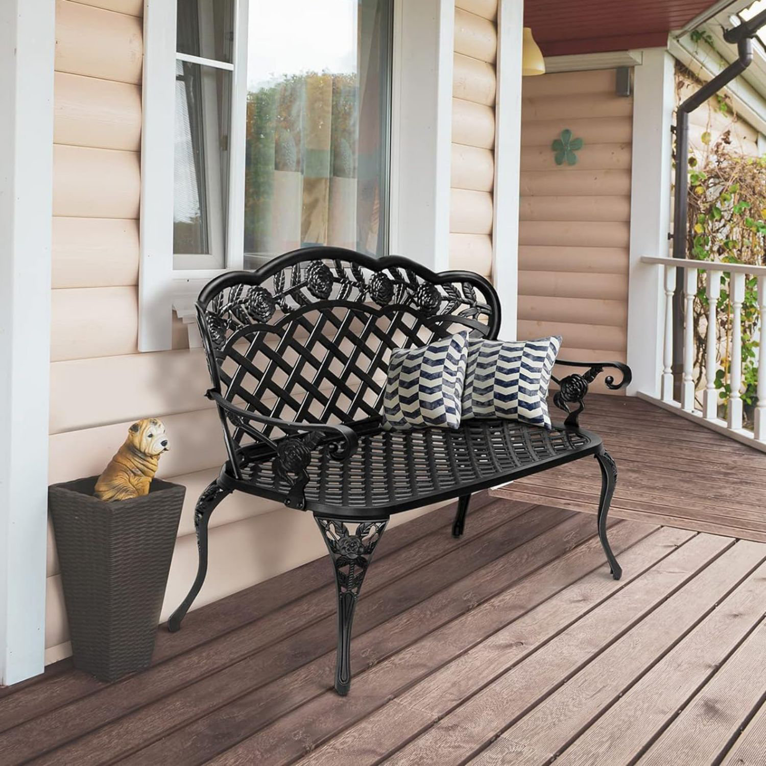 Giantx COLOR Aluminum Outdoor Bench | Wayfair