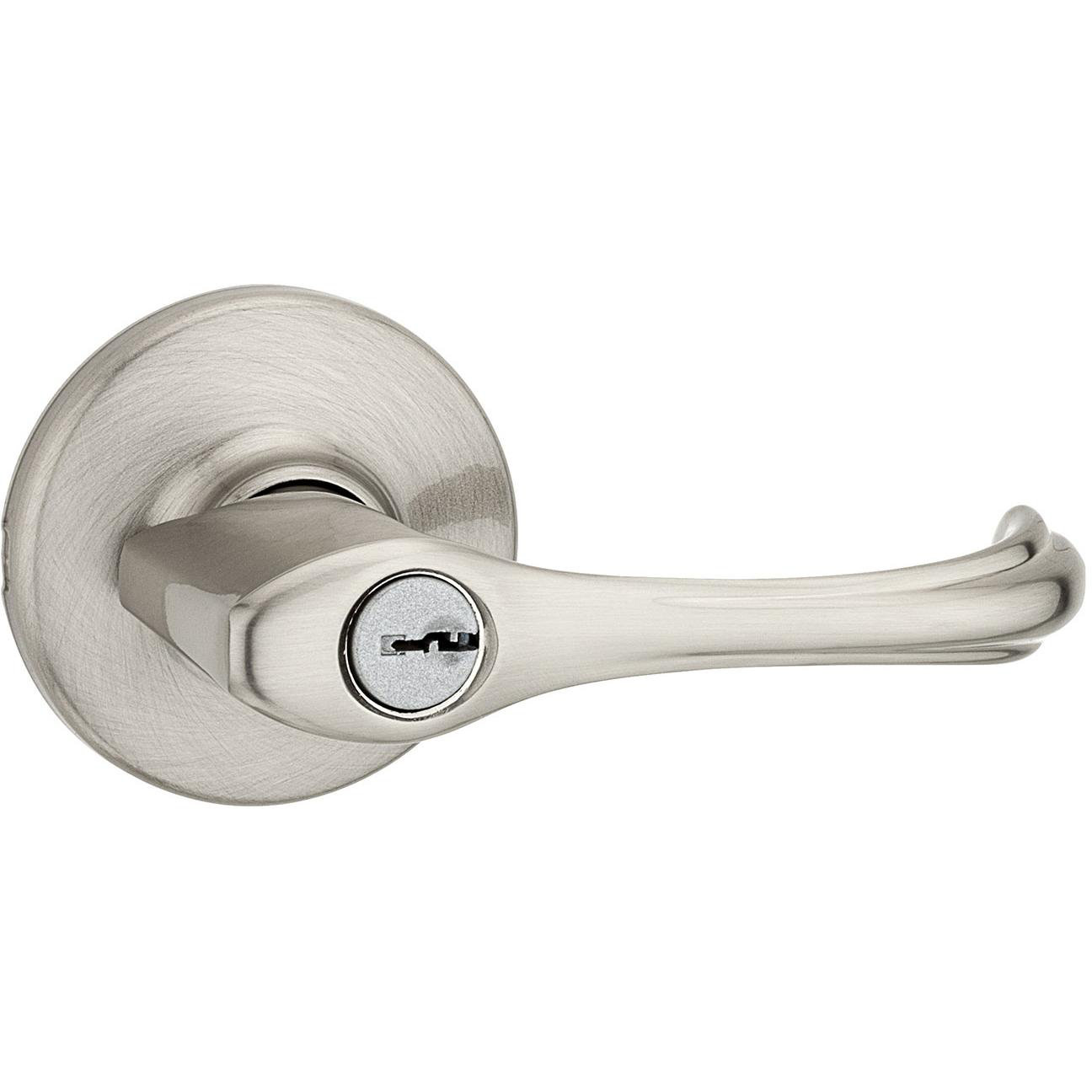 Kwikset Dorian Entry Door Lever with Round Rosette & Reviews | Wayfair