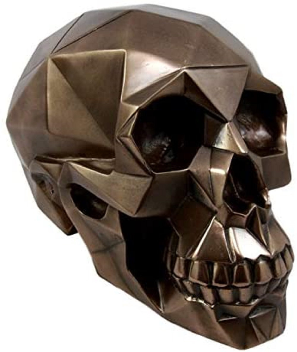 The Holiday Aisle® Geometric Vector Matrix Polygon Skull Decorative ...