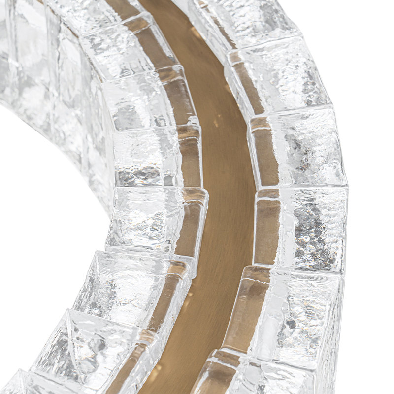 Mercer41 Dimmable Led Water Glass Round Chandelier | Wayfair