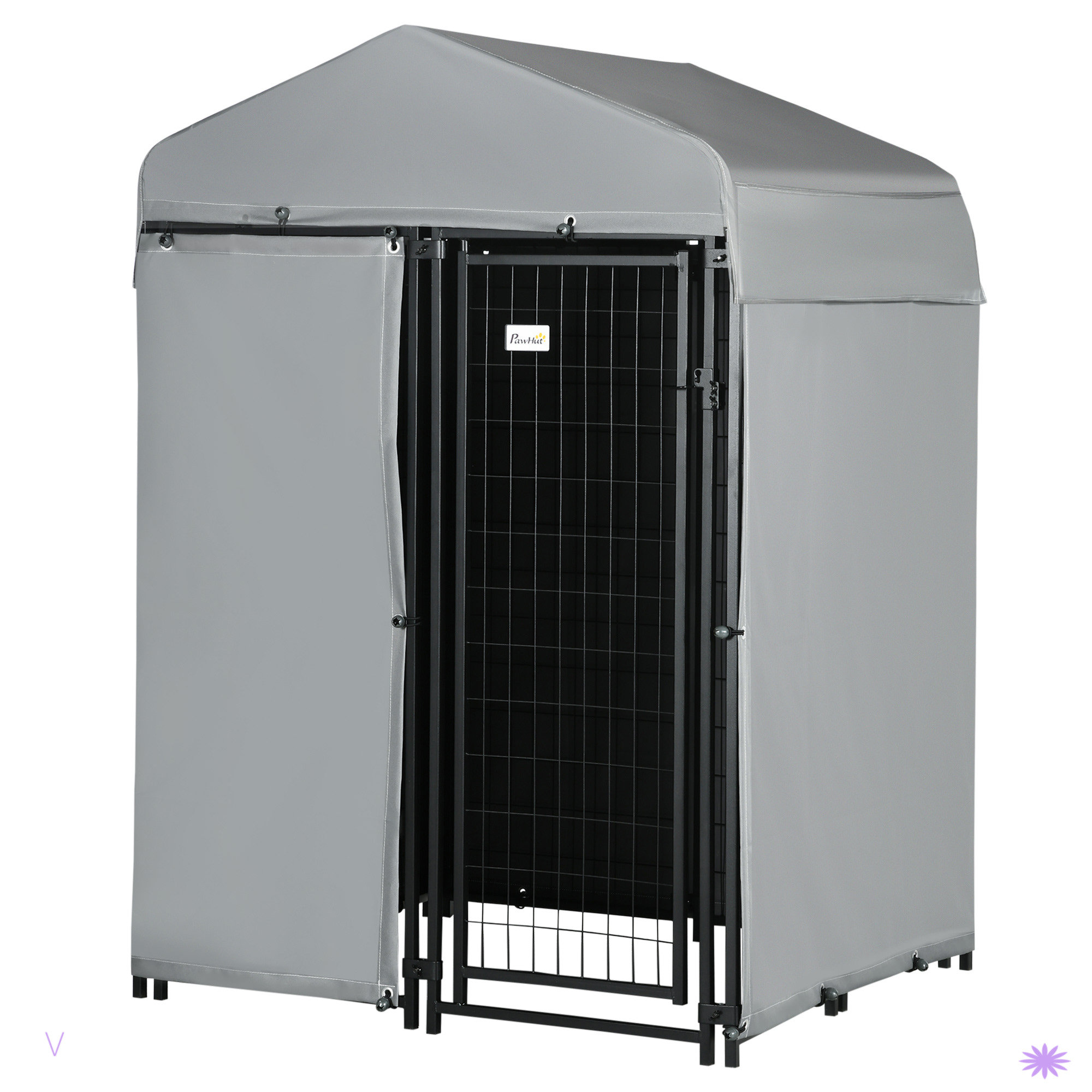 VODYXSEP Outdoor Dog Kennel With Waterproof Canopy, Removable Windproof ...