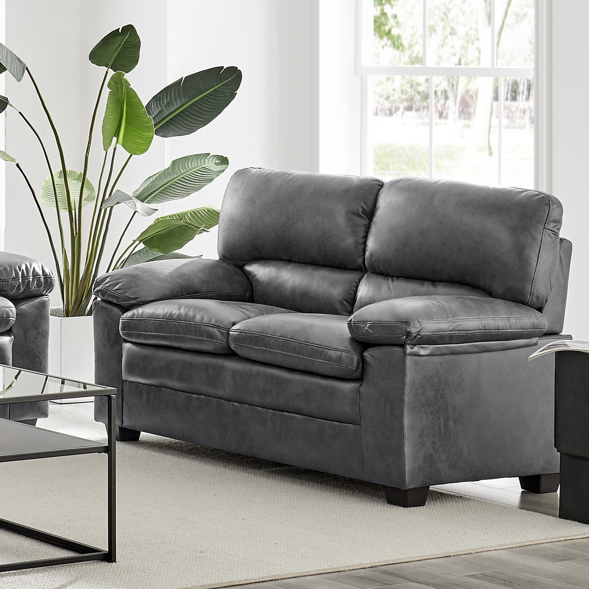 Borough Wharf Gimora Upholstered Loveseat | Wayfair.co.uk