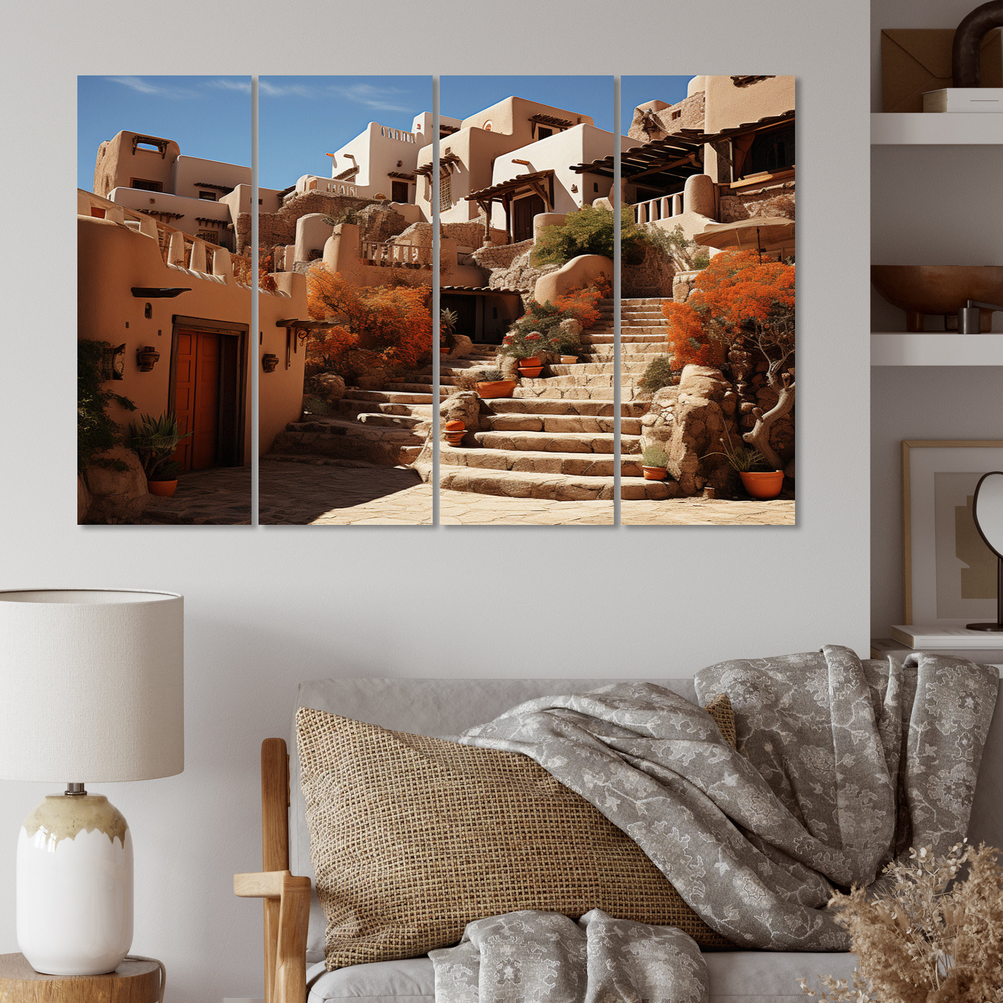 Design Art Egypt Nubian Essence II - Egypt Wall Art Living Room - 4 ...