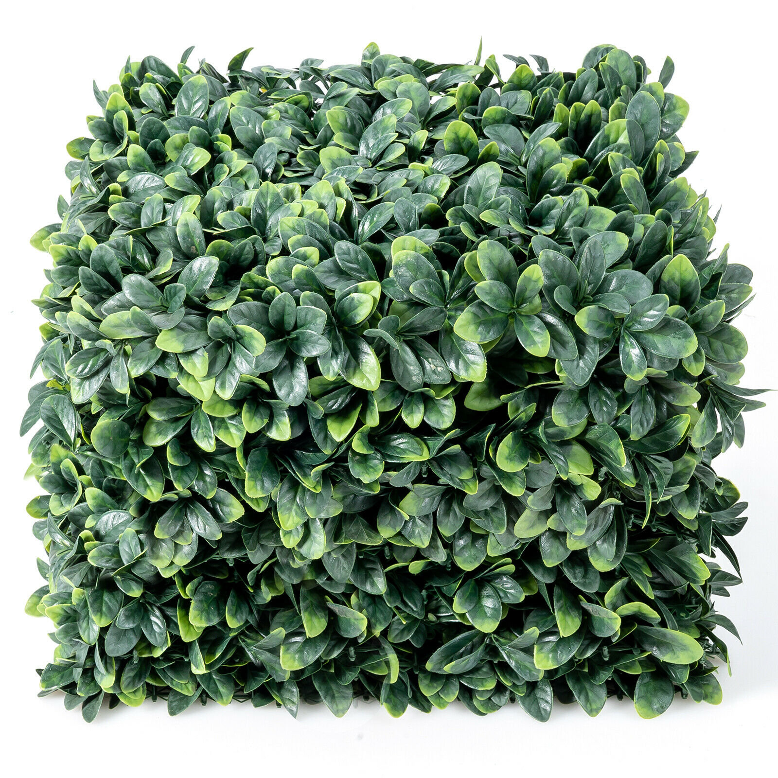 Primrue 12pcs 20x20inch Artificial Ficus Hedge Plant Privacy Fence ...