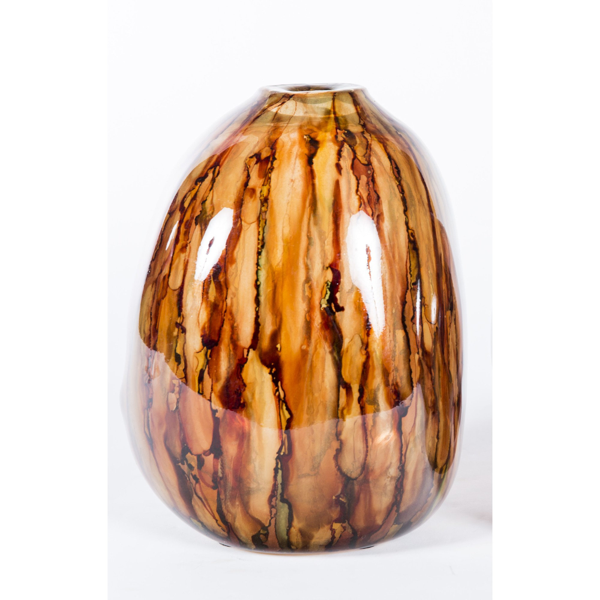 Prima Design Source Brown Glass Table Vase - Wayfair Canada