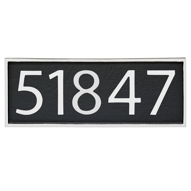 Montague Metal Products Rectangle Wall Plaque & Reviews | Wayfair
