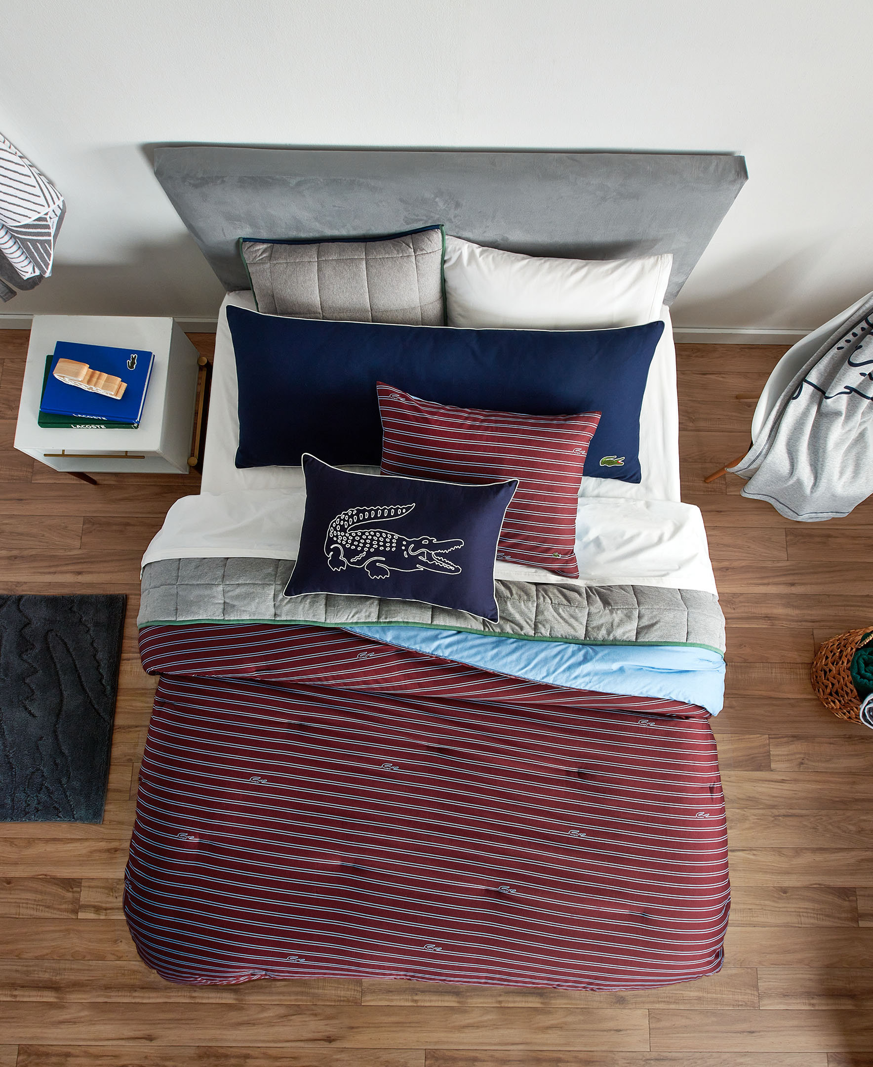 Lacoste Lindenwood Comforter Set, Red & Reviews - Wayfair Canada