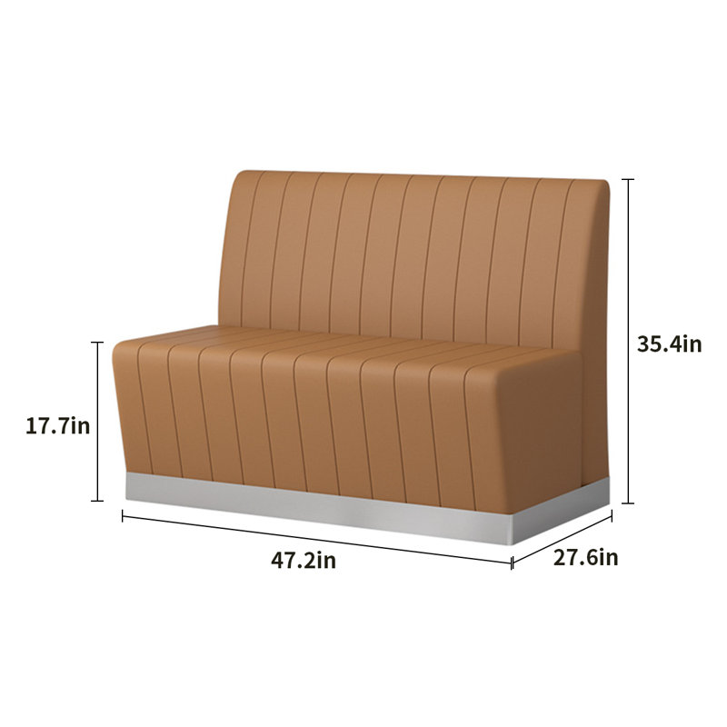 HomeZenLiving Modern Hospitality Booths with Solid Wood Frame | Wayfair