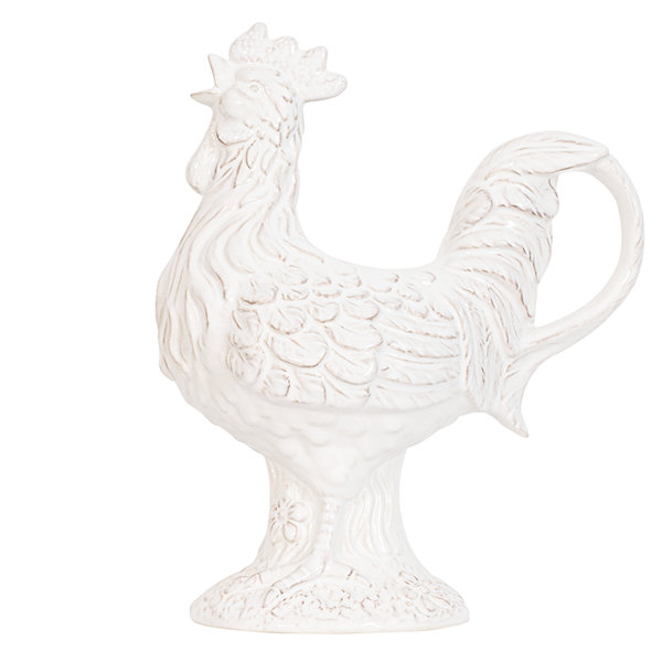 Juliska Clever Creatures Ceramic Rooster Pitcher | Perigold