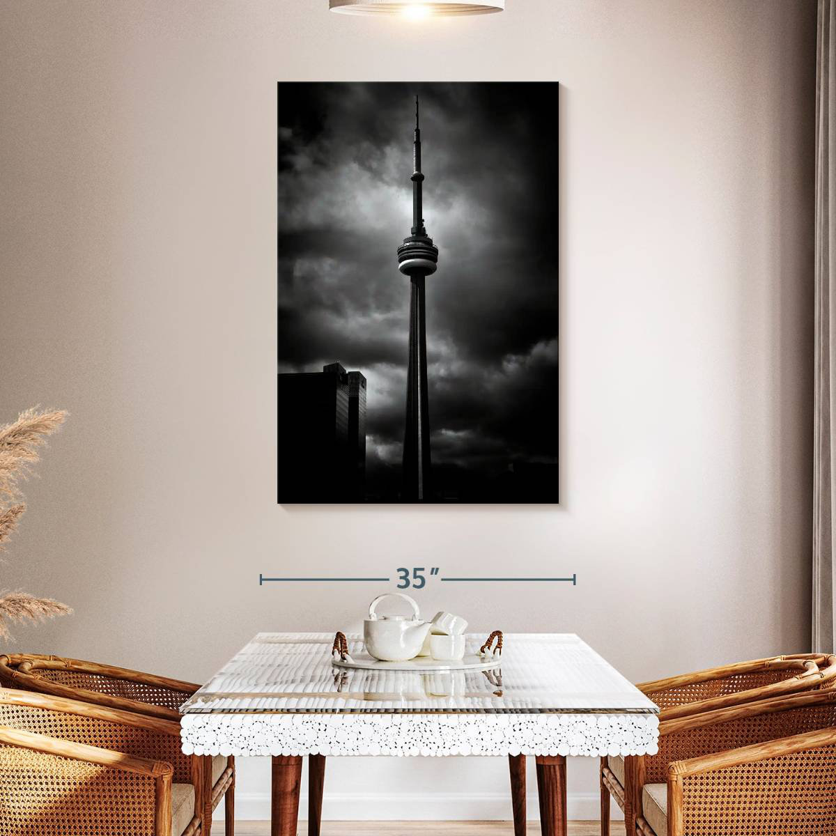 Ebern Designs Lilie CN Tower Toronto Canada | Wayfair